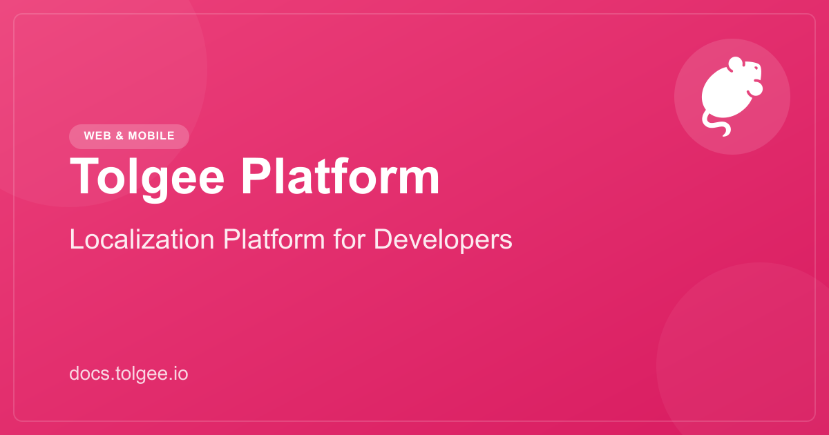 About Tolgee | Tolgee